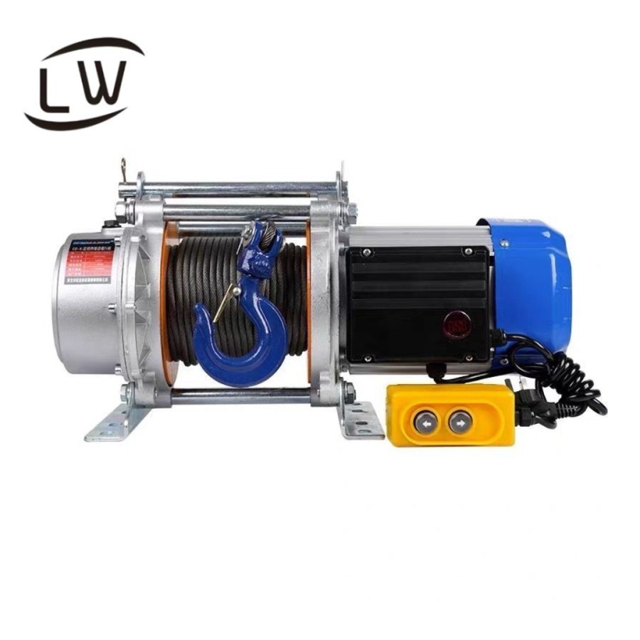 Jual ELECTRIC WIRE ROPE WINCH CHAIN HOIST 1,5TON / 1500KG 60M 220V 1 ...