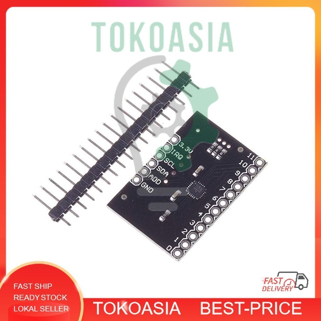 Jual MPR121 Breakout V12 Proximity Keyboard Touch Sensor Capacitive ...