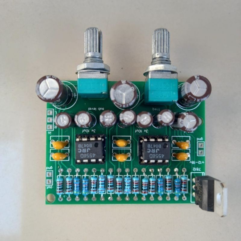 Jual Kit Filter Subwoofer Jrc4558D Original Modul Low Filter Subwoofer ...