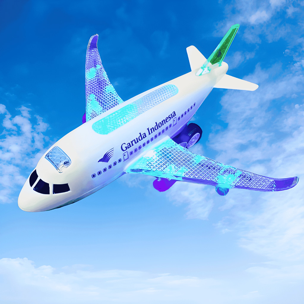 Jual Toy Studio Garuda 23cm Mainan Pesawat Terbang Garuda Airbus ...