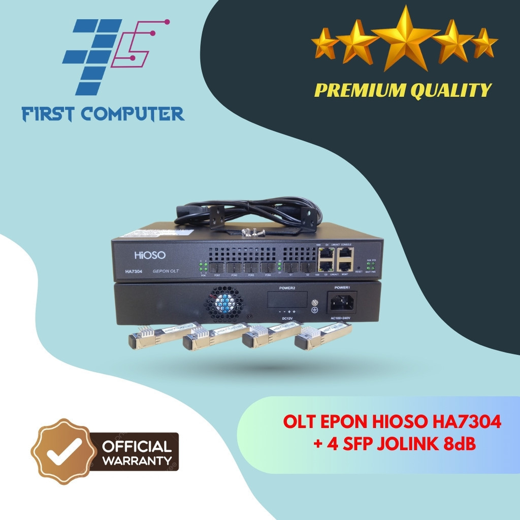 Jual OLT Epon HIOSO HA7304 4 Port PON | Shopee Indonesia