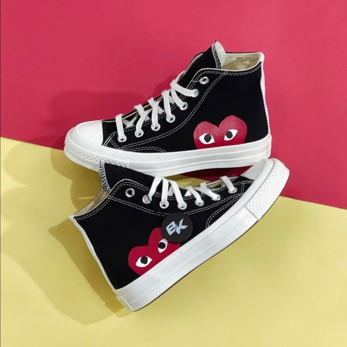 Jual CONVERSE CDG HIGH BLACK | Shopee Indonesia