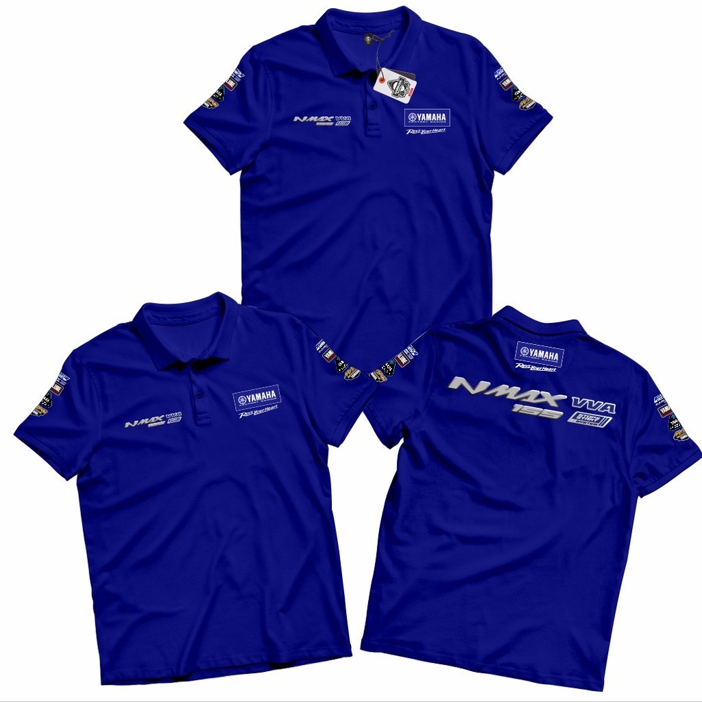 Jual Toko Kaos - Polo Shirt Kaos Polo YAMAHA NMAX 155 MAXI FAMILY Kaos ...