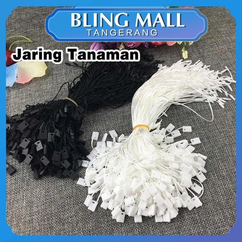 Jual 【1000pcs】 Tali Hangtag Tali Hang Tag Label Baju Tali Hantag Hitam ...