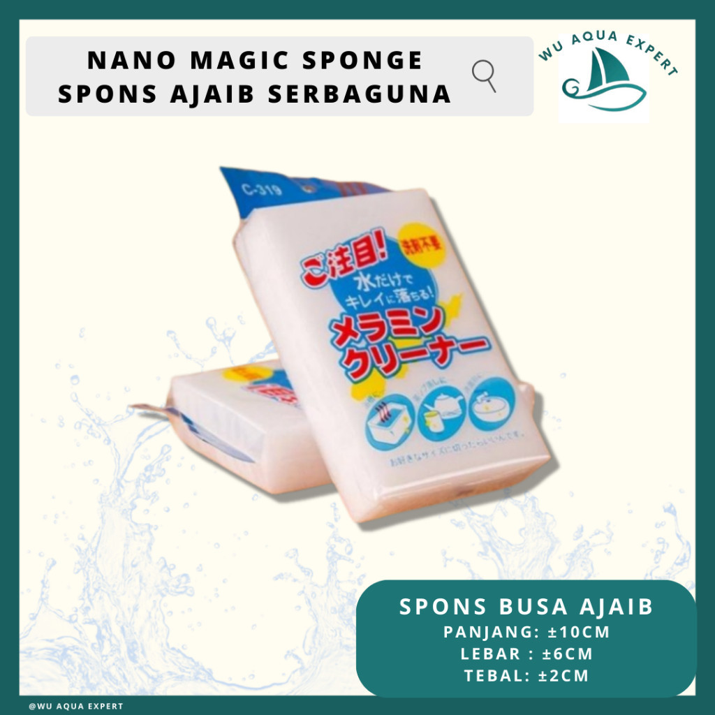 Jual NANO MAGIC SPONGE / SPONS AJAIB SERBAGUNA / SPONS AJAIB JEPANG ...