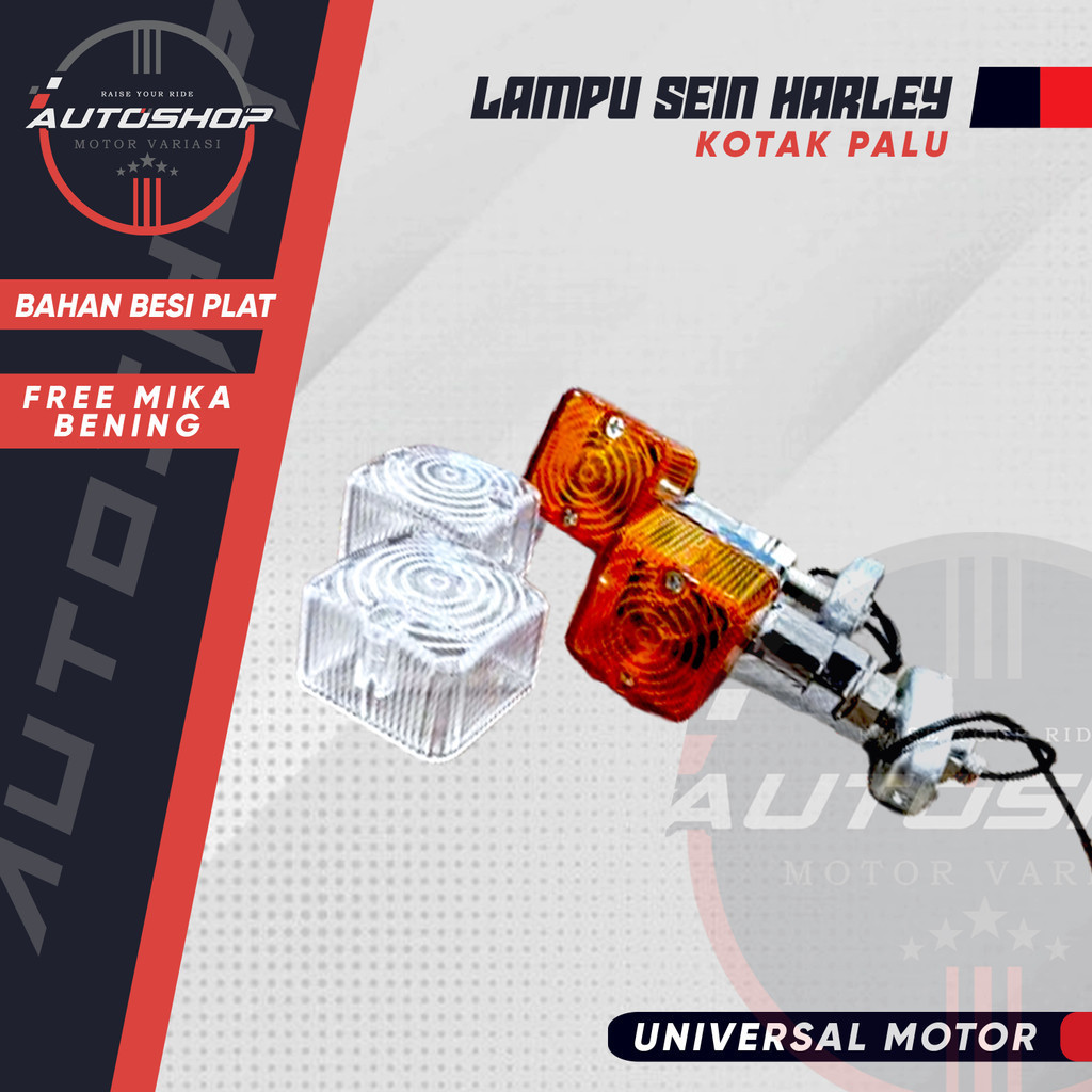 Jual Lampu Sein Harley TERMINATOR – Model Kotak, Palu, Bulat, Lancip ...