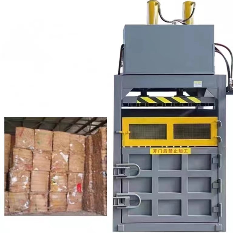 Jual Waste Cloth Waste Compressor/Waste Paper Baler Of Garbage Station ...