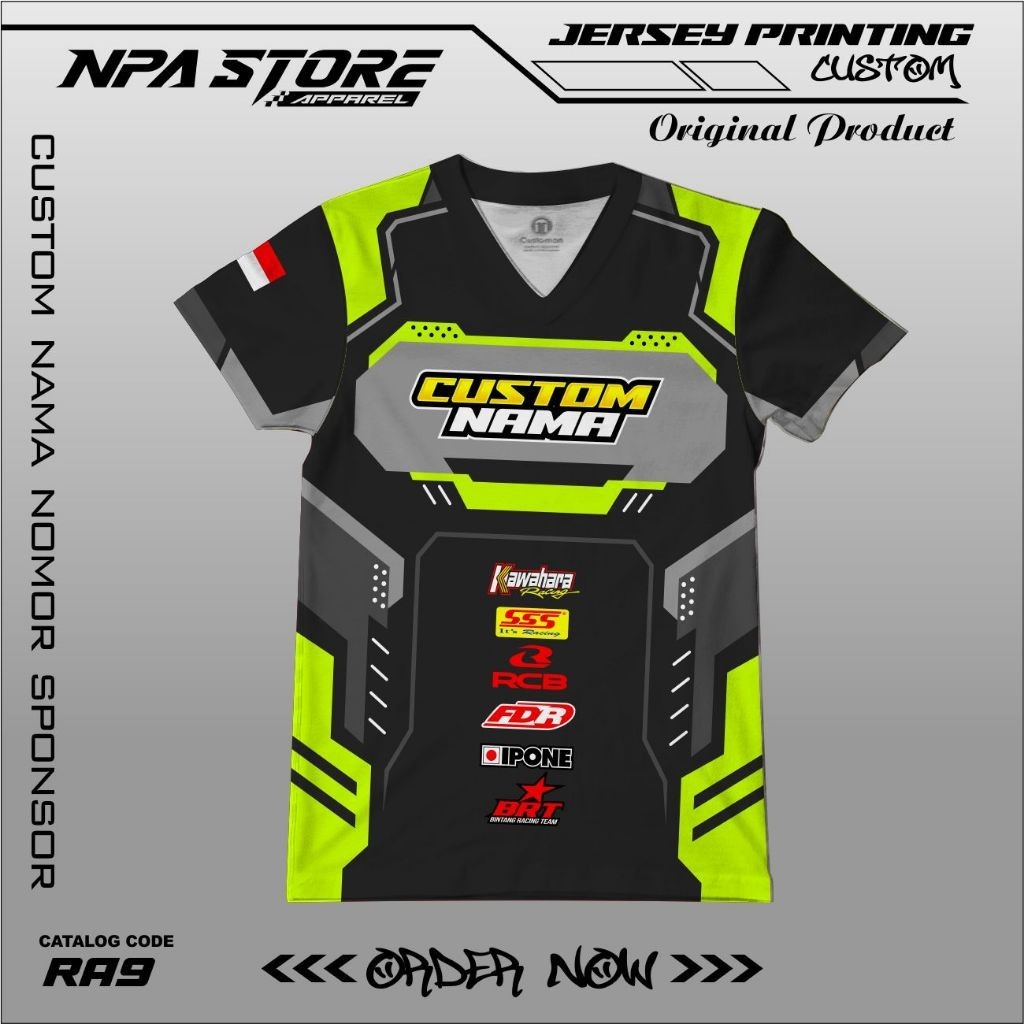 Jual JERSEY RACING CUSTOM BEBAS REQUEST FULL PRINTING DESAIN MOTIF ...