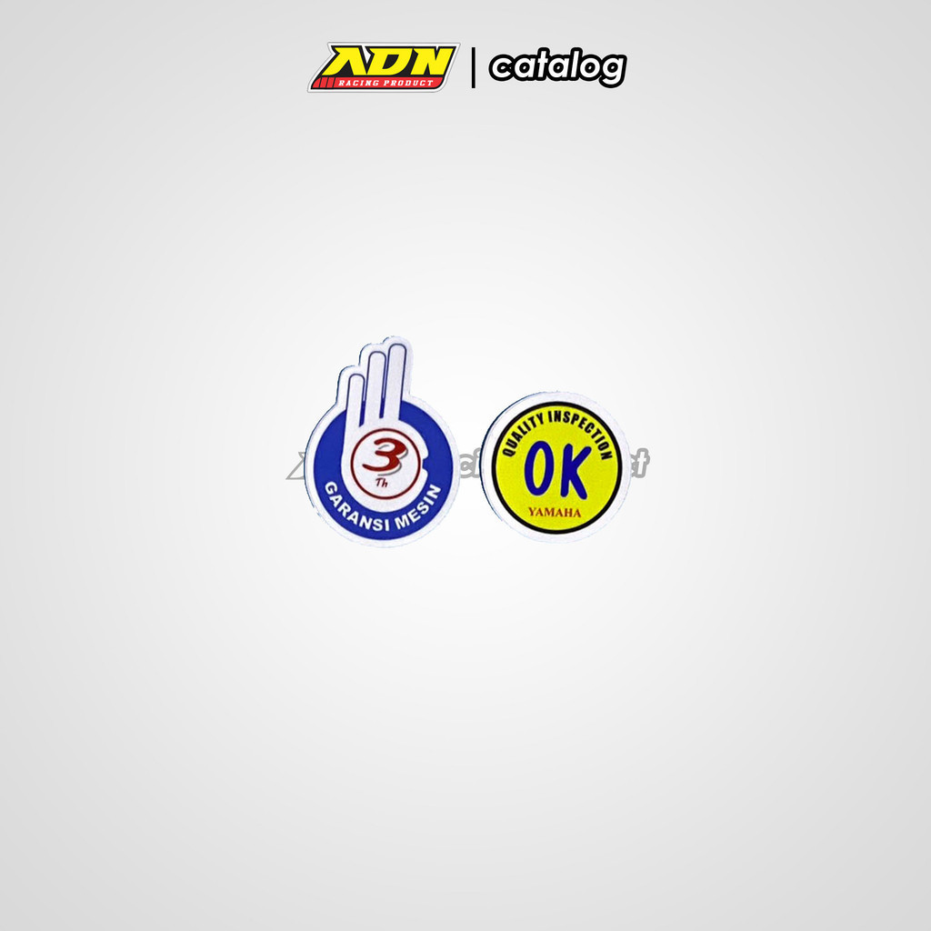 Jual 1 SET | Sticker Stiker Inspeksi Yamaha Garansi 3 Tahun Ok | Shopee ...