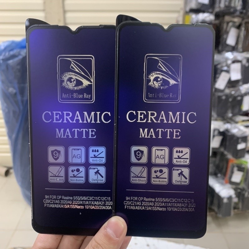 Jual TG Tempered Glass Ceramic Matte Anti Blue Ray Infinix Smart 4 Smart 5 | Shopee Indonesia