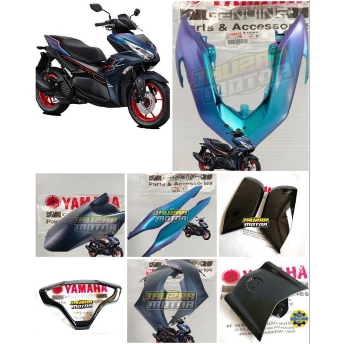 Jual FUL FULL SET COVER BODY HALUS NEW AEROX 155 CONNECTED BBP ORIGINAL ...