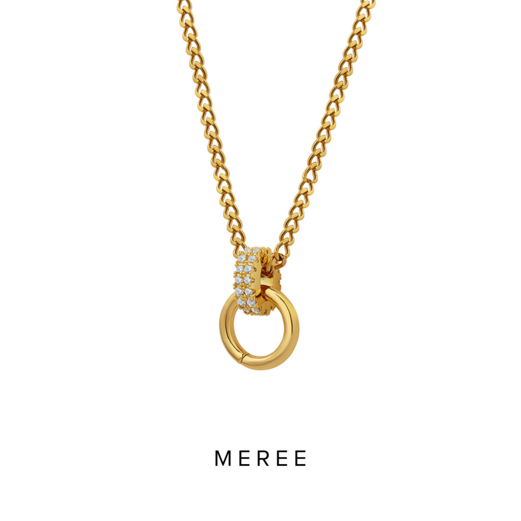 Jual Meree - Isadora Necklace Stainless Steel Gold Kalung Perempuan ...