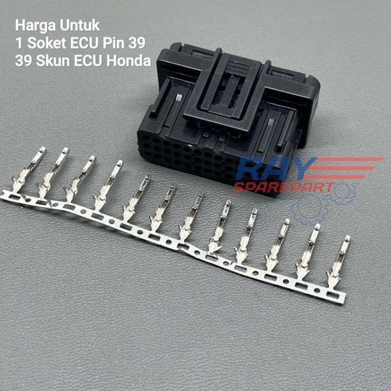 Jual SOKET ECU ECCU ECM 39 PIN SET SKUN HONDA BEAT DELUXE SCOOPY K2F ...