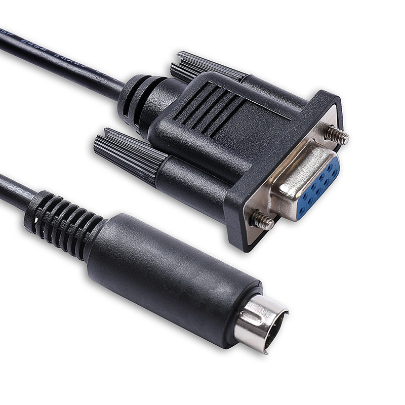 Jual Custom Pinout D-sub 9 Pin DB9 Female to Mini Din 6 Pin RS232 ...