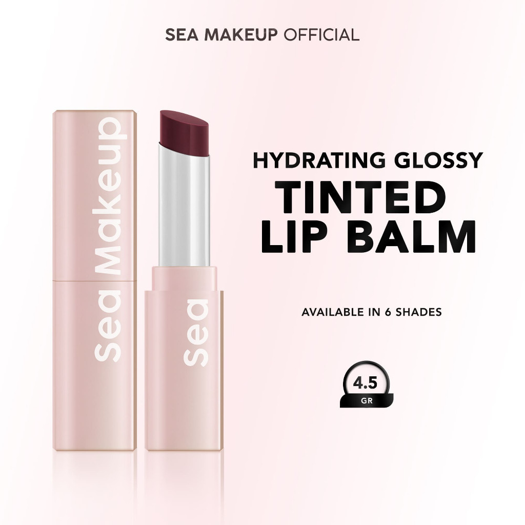 Jual Sea Makeup Hydrating Glossy Gleam Luster Tinted Lip Balm Avery ...