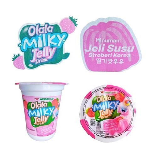 Jual Olala Puding Jelly Strawberry /Olala Milky Puding / 1 Dus / 24 Pcs | Shopee Indonesia