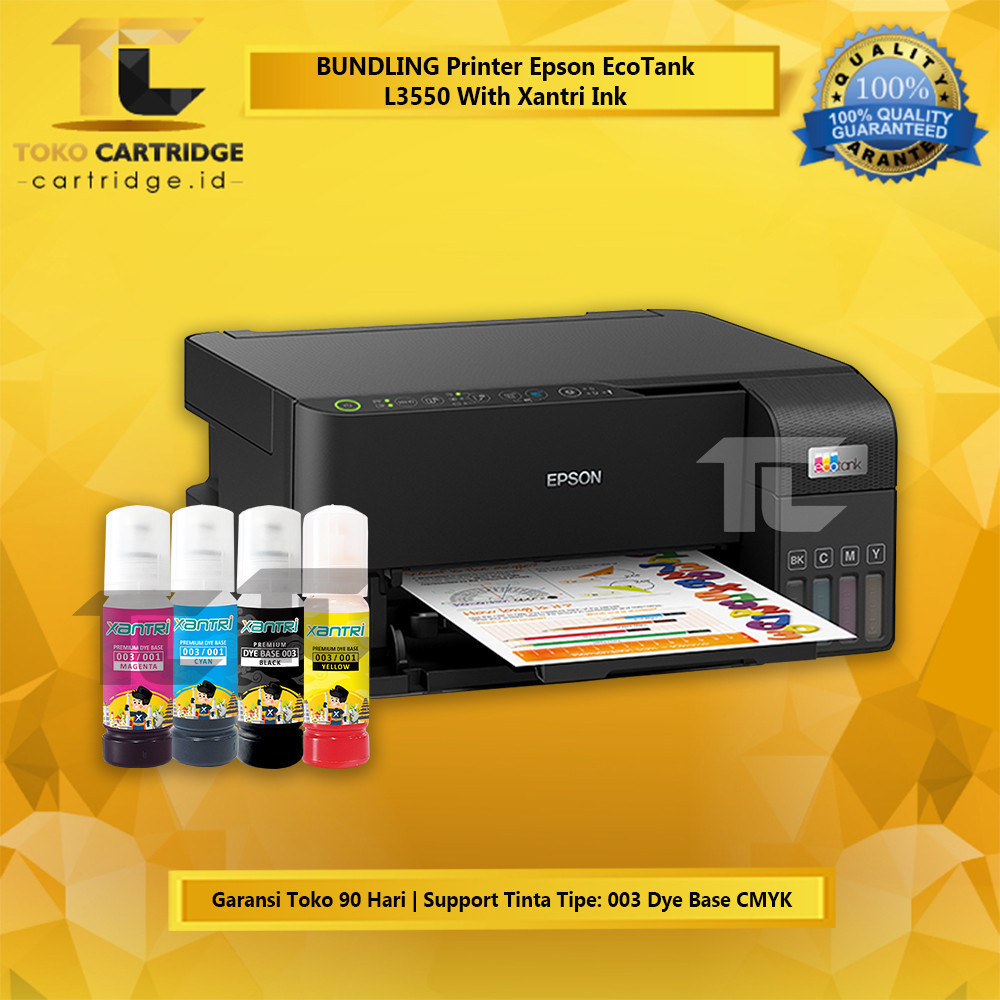 Jual Epson Ecotank Printer L3556 L3550 Print Scan Copy Wireless ...