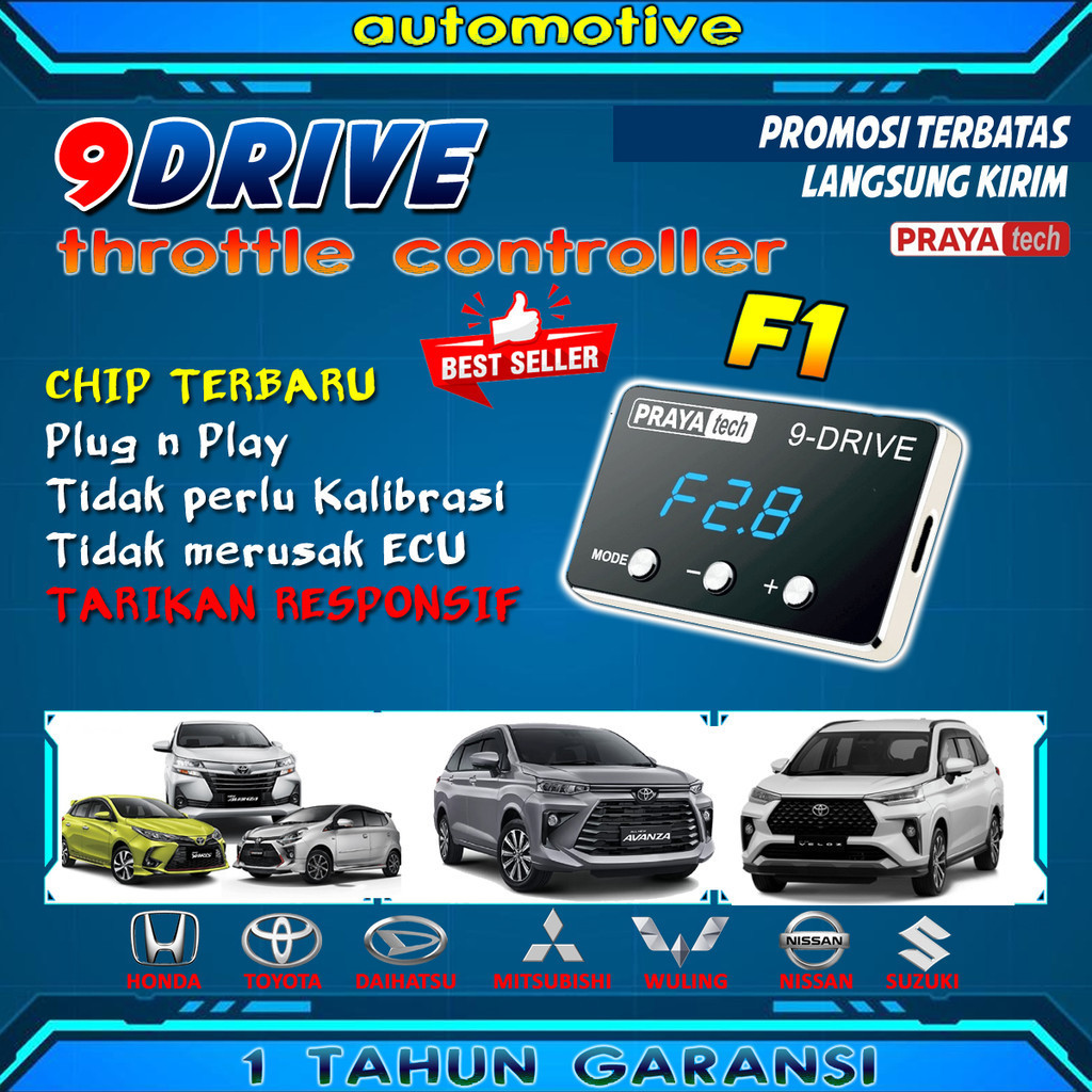 Jual 9 drive Piggyback Remap Ecu Brio AVANZA CALYA AYLA SIGRA AGYA CRZ ...