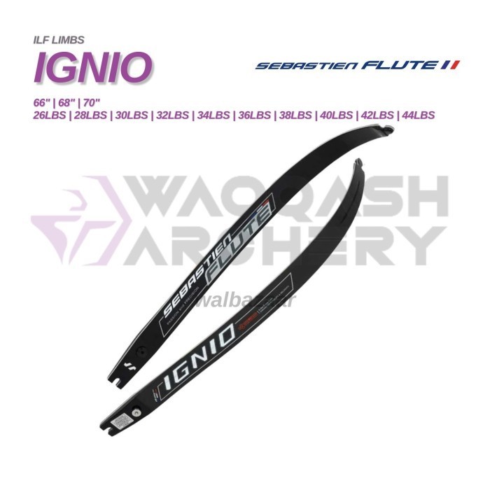 Jual SEBASTIEN FLUTE IGNIO ILF LIMBS Recurve Bow Original | Shopee ...