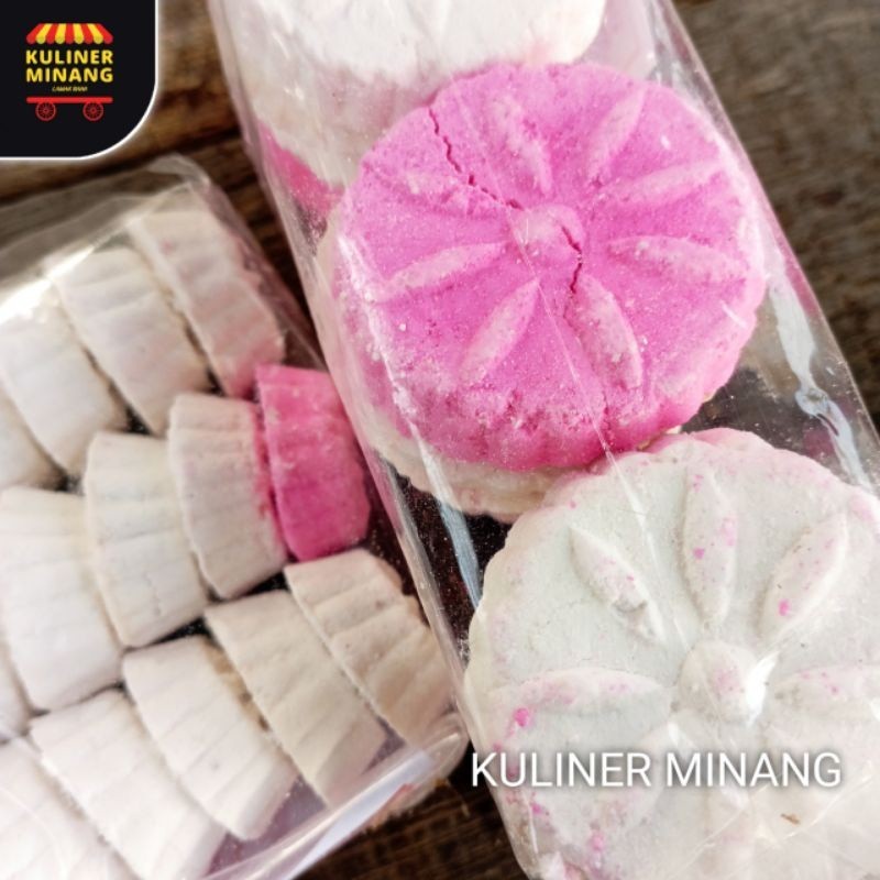 Jual Kuliner Minang Kue Sagun bakar 2 Warna Merah jambu Putih Oleh-Oleh ...