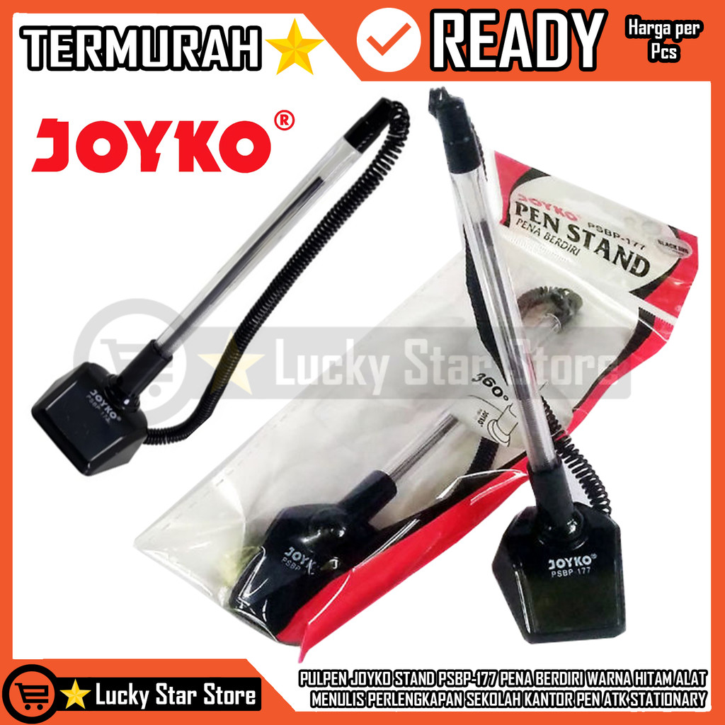 Jual Pulpen Psbp-177 0.7mm Pena Tanda Tangan Berdiri Warna Hitam Meja ...