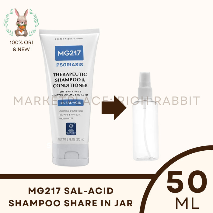 Jual MG217 MG 217 Psoriasis 3% Salicylic Acid Shampoo + Conditioner 240 ...