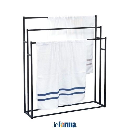Jual Informa 95X24X110 cm Titan Jemuran Handuk - Hitam Tempat Jemur ...