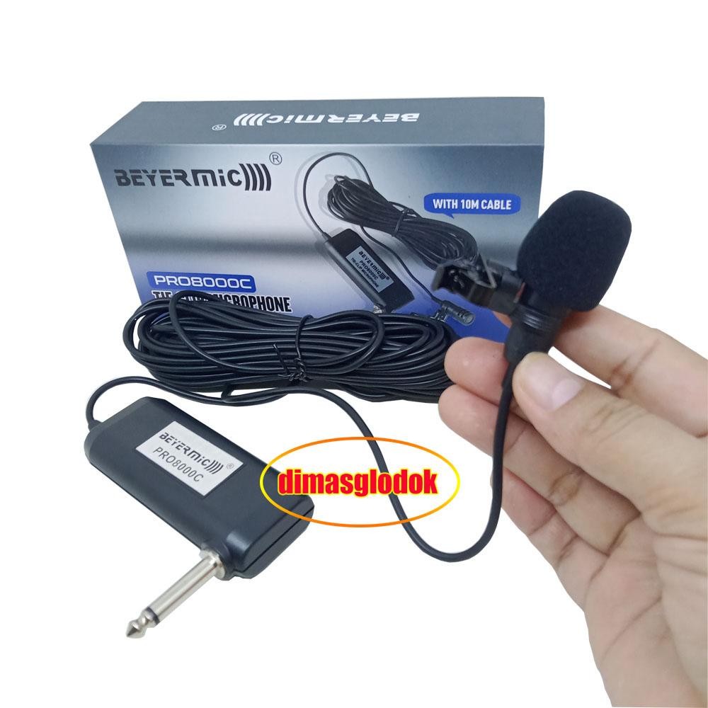 Jual BEYERMIC PRO8000C Mik Jepit Clip On Kabel 10 Meter ORIGINAL Mik ...