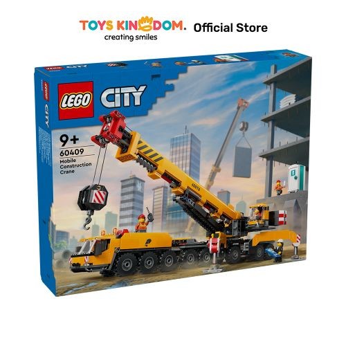 Jual Toys Kingdom Lego City Mobile Construction Crane 60409 - Kuning ...