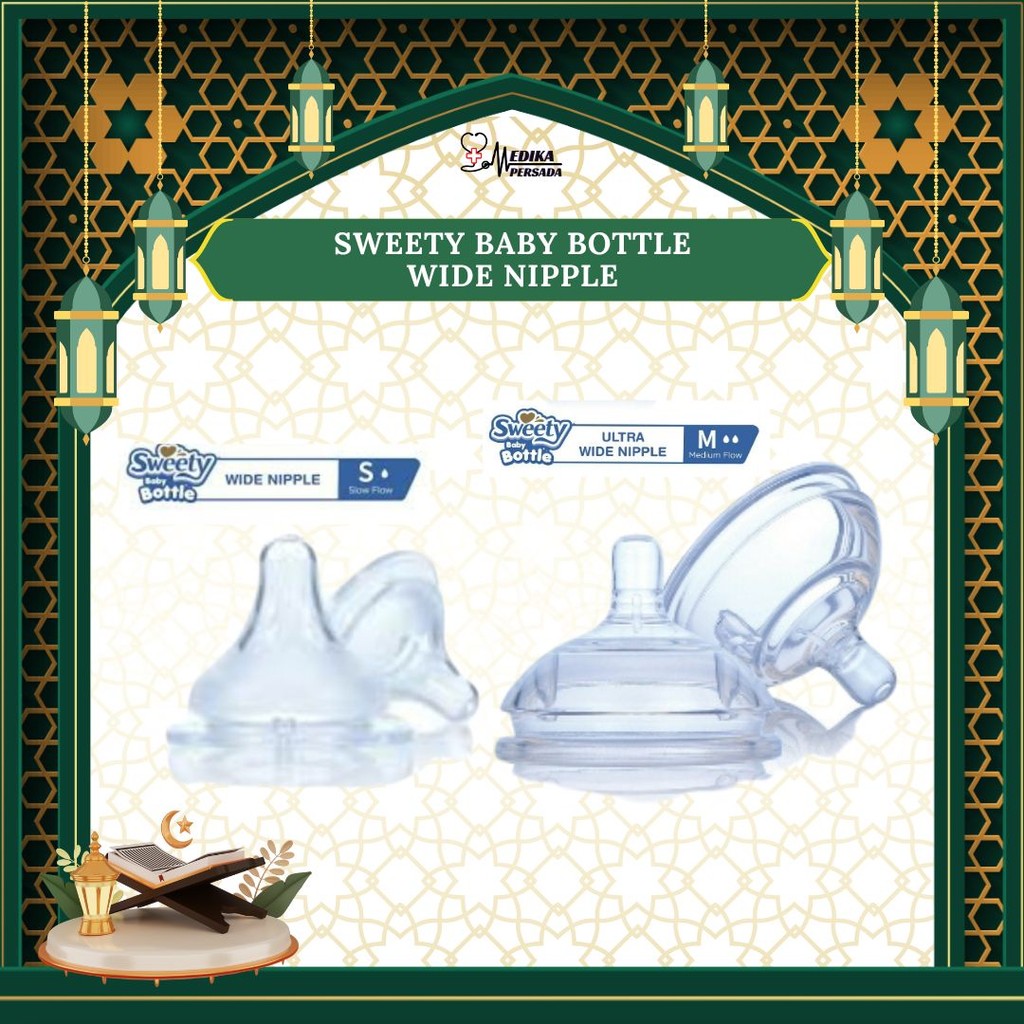 Jual Medika Persada - Sweety Baby Bottle Wide Nipple Medium Flow ...