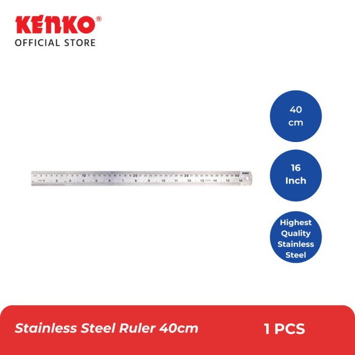 Jual Kenko Stainless Steel Ruler Penggaris Besi Merauke Online | Shopee Indonesia