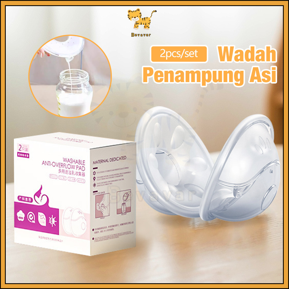 Jual ID Bevavar 2pcs/set Wadah Penampung Asi Silikon Breastpad Saver ...