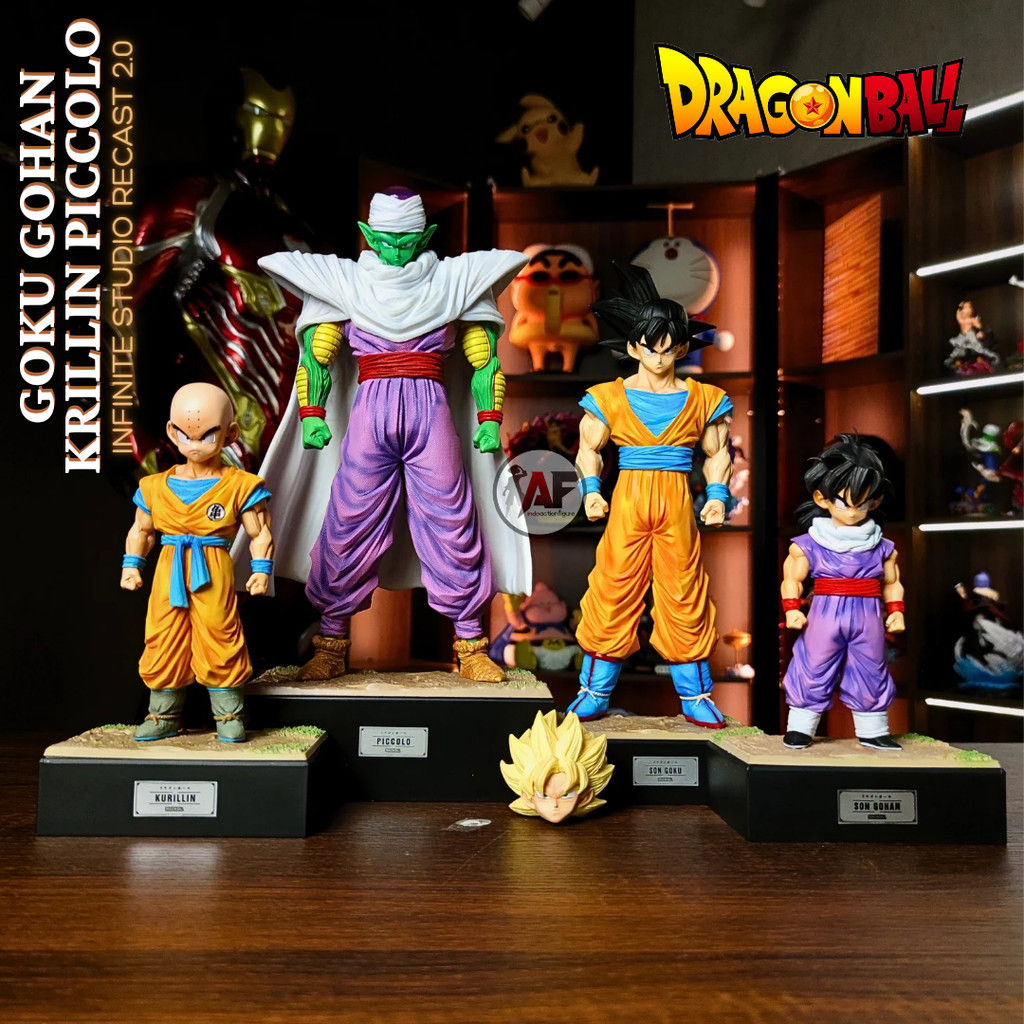 Jual Statue Dragon Ball Son Goku, Son Gohan, Krillin , Piccolo Infinite ...