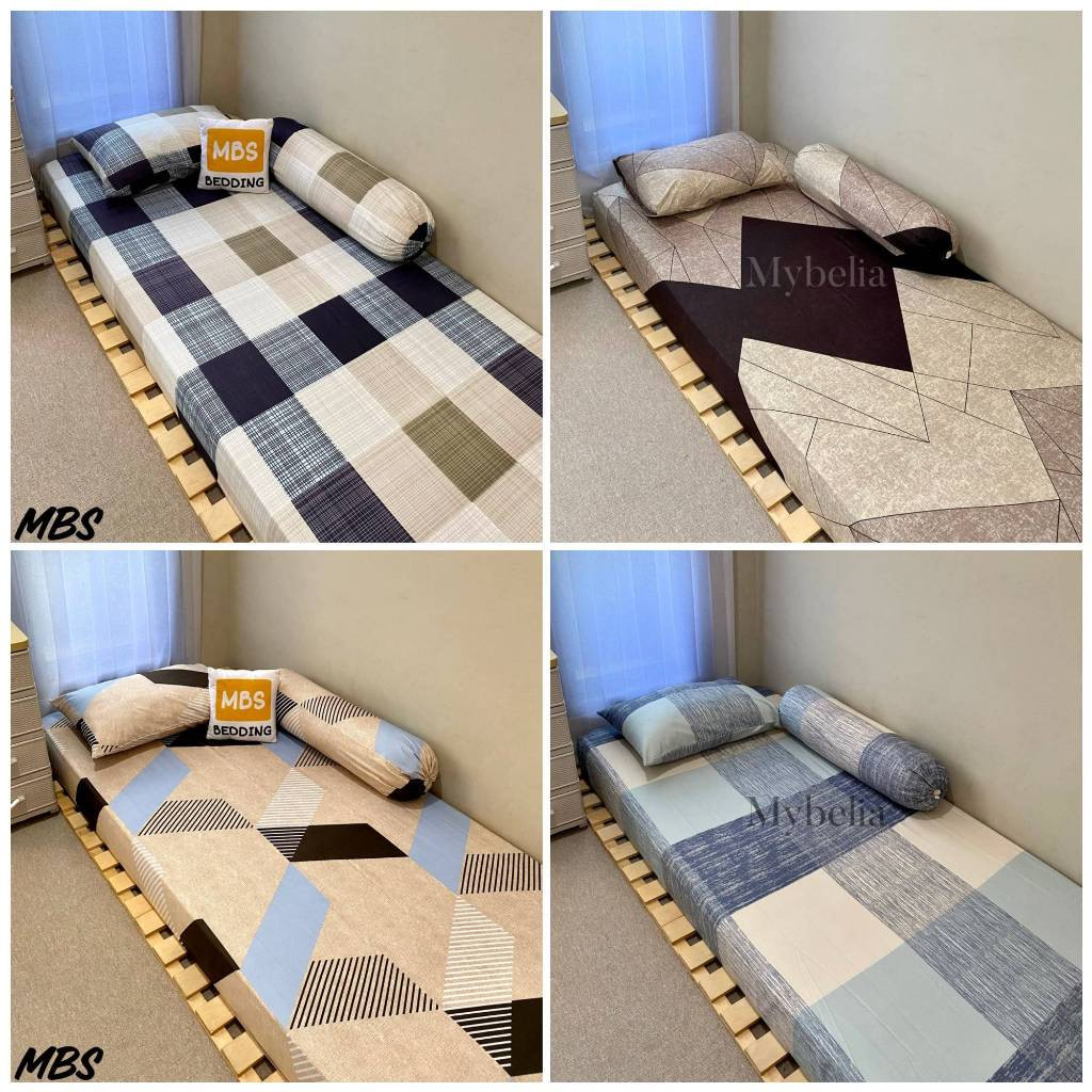 Jual FCD64 MBS #1 SPREI 90, 120, 160, 180 DOUBLE KARET ANTI GESER AESTHETIC | Shopee Indonesia