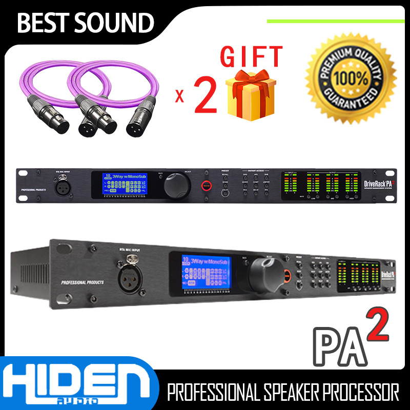 Jual PA2 Driver Rack Speaker Processor 2 Input 6 Output Match Original Software Pro Professional ...