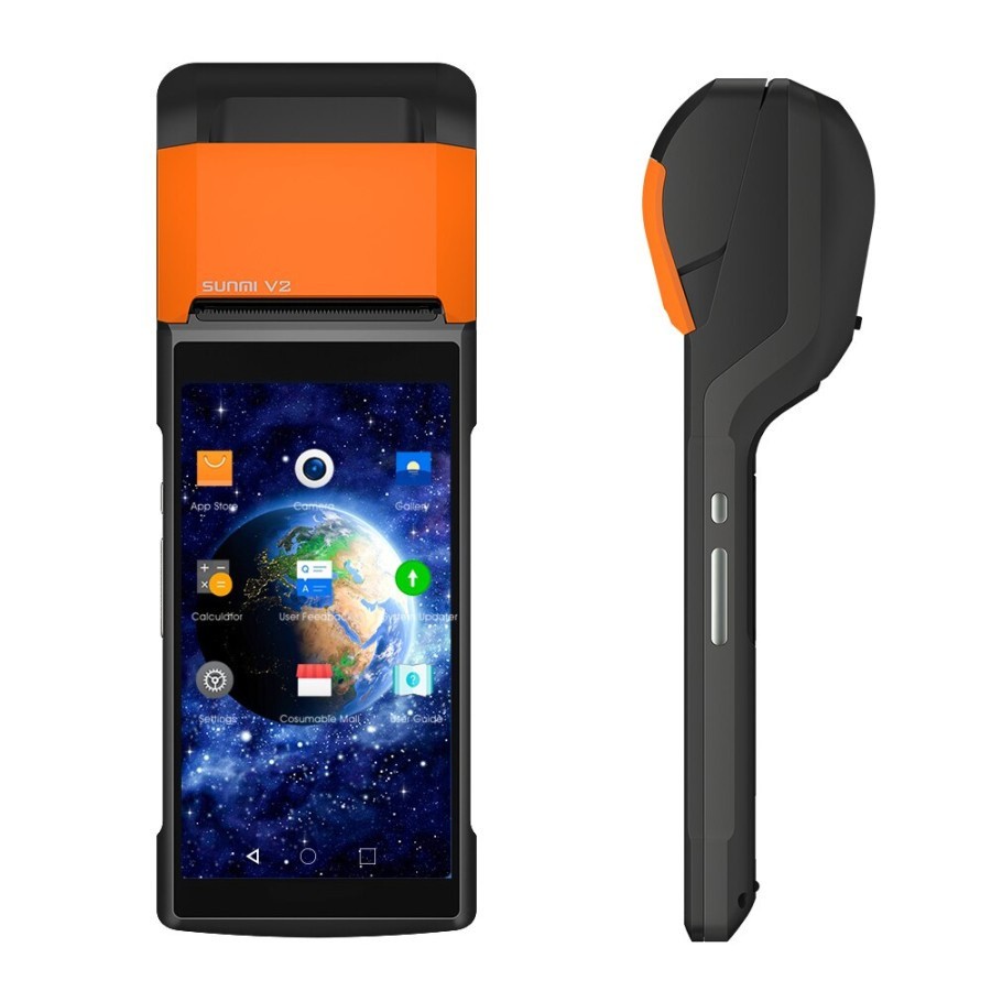 Jual Mesin Kasir Android Portable SUNMI V2 2/16GB 4G LTE + WIFI Thermal Printer Barcode Scan ...