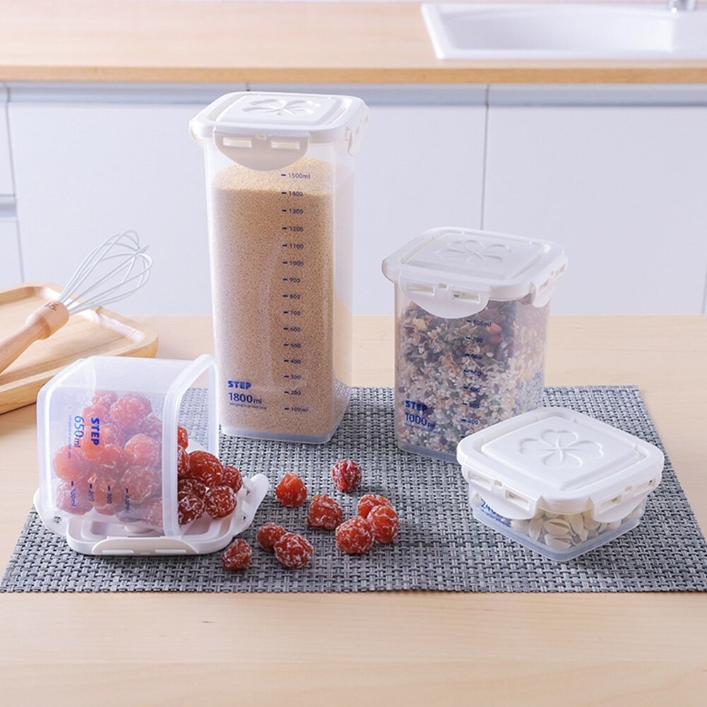 Jual Kotak Makan Toples Kedap Udara Penyimpanan Sayur Buah Tepung Snack ...