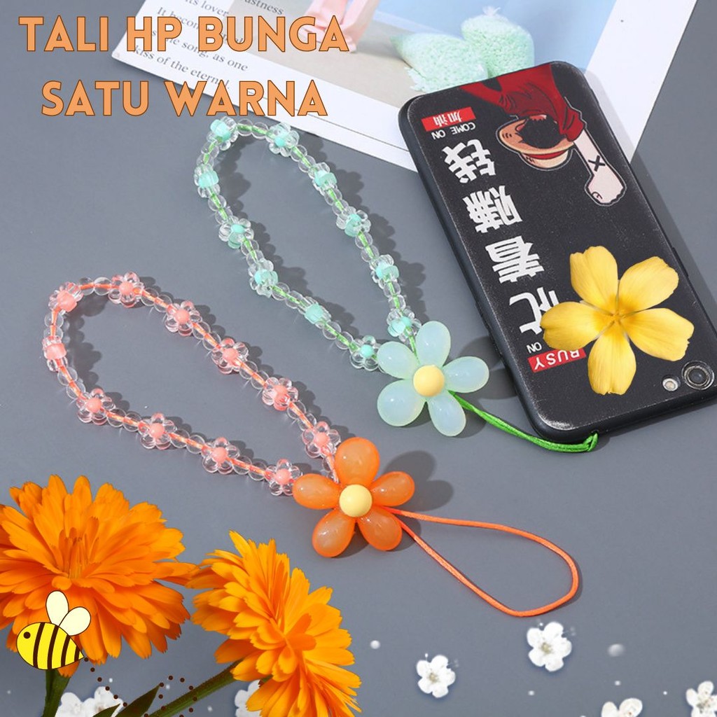 Jual Gantungan Handphone Phone Straps Tali Bunga Manik Bunga Candy ...