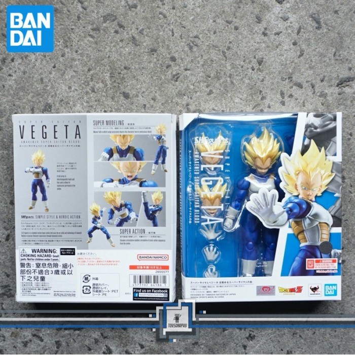 Jual S.H.Figuarts SHF Super Saiyan VEGETA Awakened Super Saiyan Blood | Shopee Indonesia