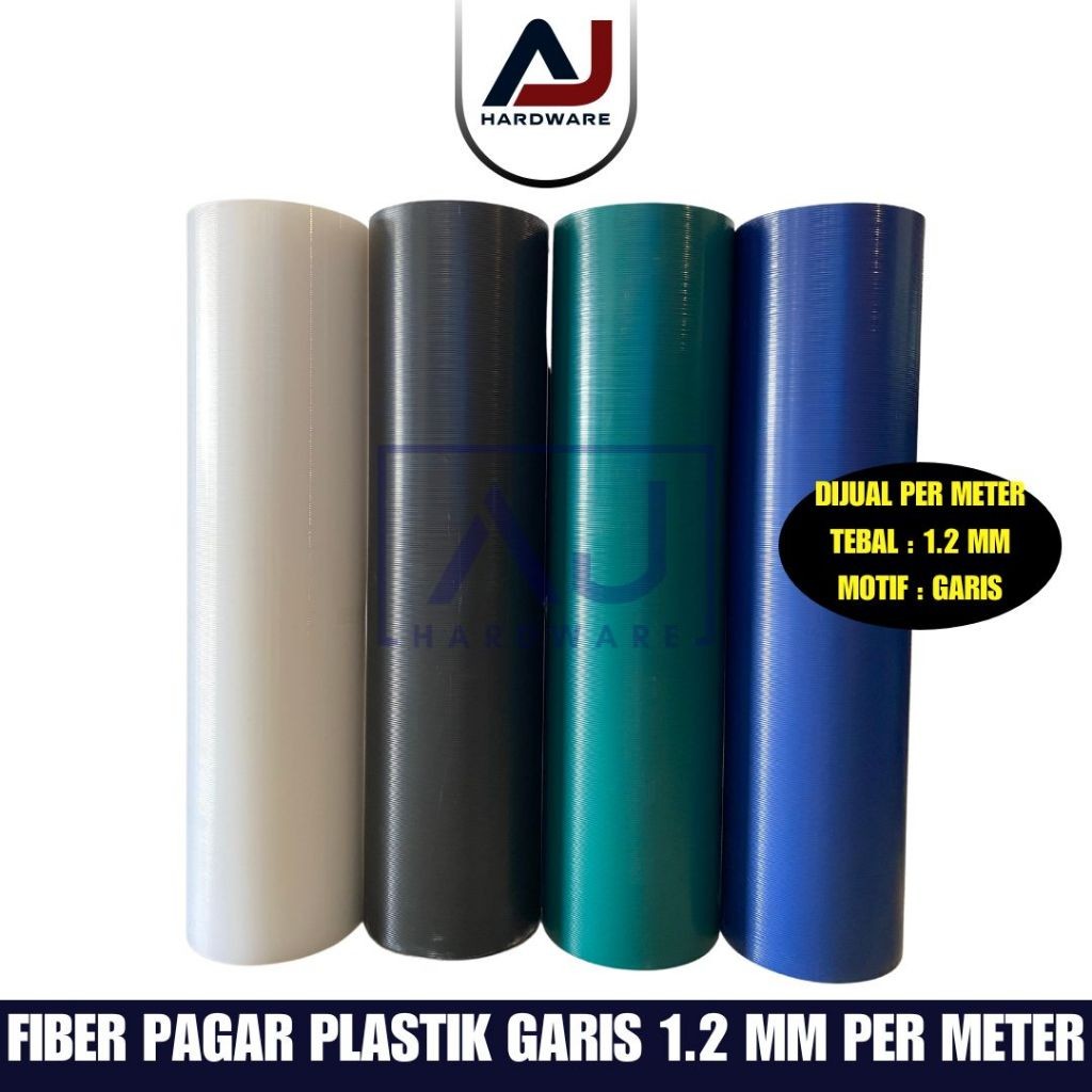 Jual Penutup Pagar Rumah Fiber Garis Plastik Penutup Serbaguna Tebal 1. ...