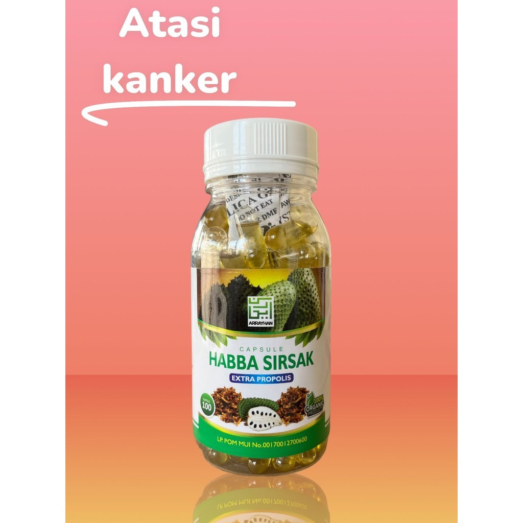 Jual Obat Kanker Dan Tumor Kapsul Herbal Daun Sirsak Habba Sirsak Plus ...