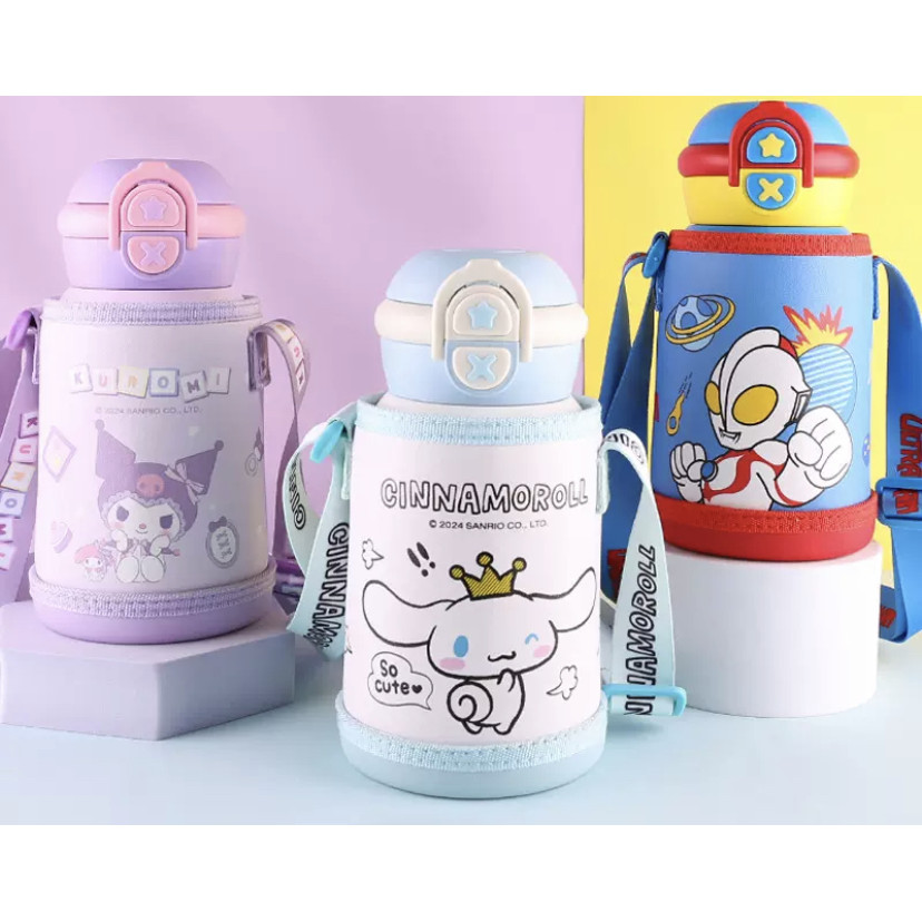 Jual Botol Minum Stainless SUS 316 550ML Sedot Teguk Ultraman Kuromi Cinnamoroll | Shopee Indonesia