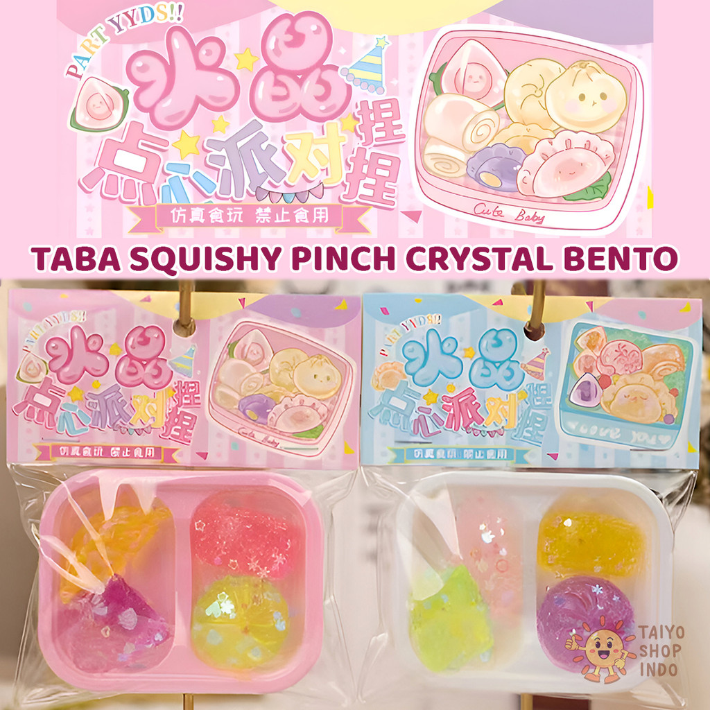 Jual TAIYO Taba Squishy Pinch Crystal Bento Squeeze Food Pencet Lucu ...