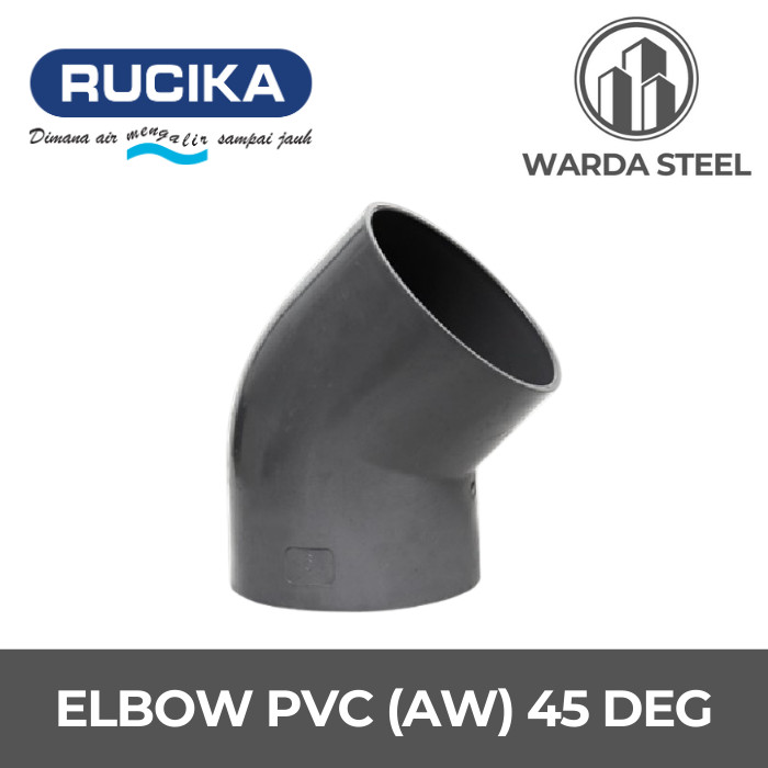 Jual Elbow AW 1 1/4" PVC RUCIKA - Keni Knee Knie L 1 1/4 Inch 45 Derajat Deg | Shopee Indonesia