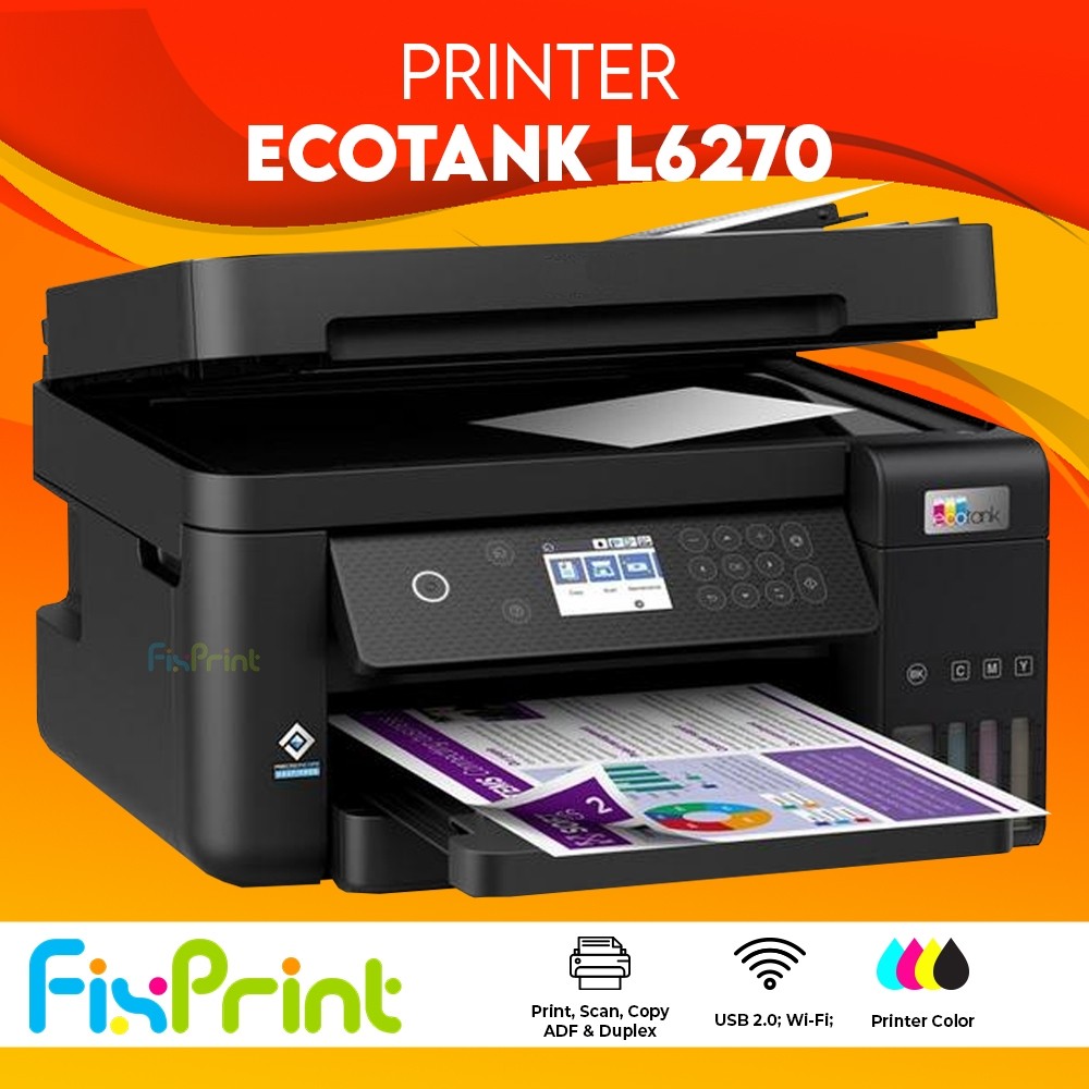 Jual Printer Eco Tank L6270 L 6270 All in One Ink Tank Printer ( Print ...