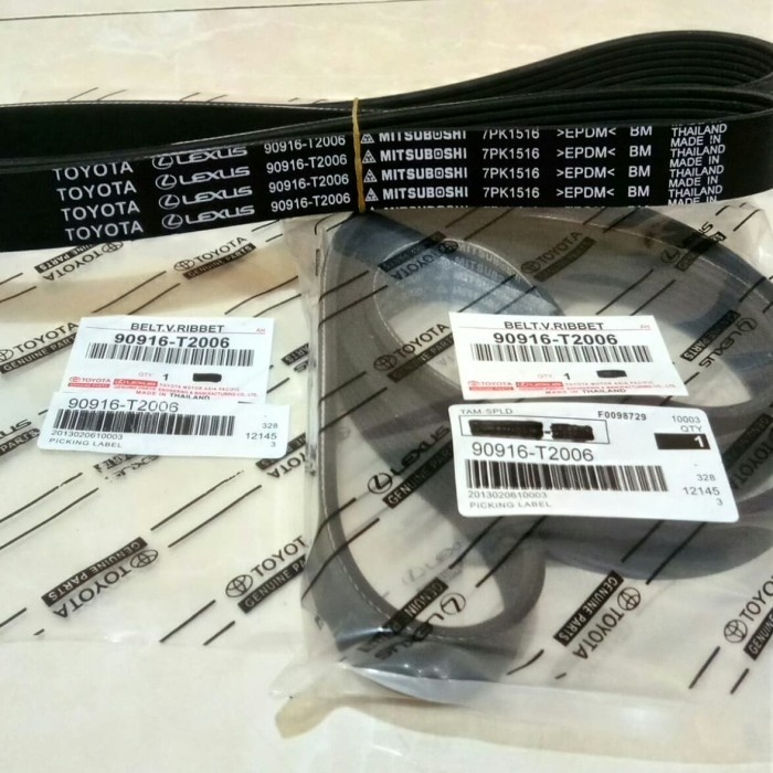 Jual JUAL VAN BELT/FAN BELT/TALI KIPAS INNOVA INOVA FORTUNER HILUX DISEL DIESEL BEST SELLER ...