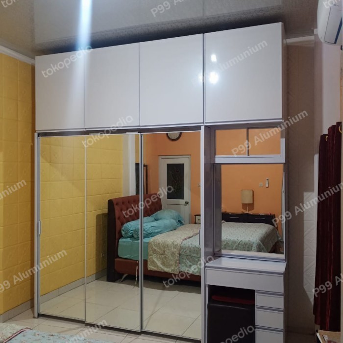 Jual Lemari Pakaian Aluminium Full Acp Shopee Indonesia