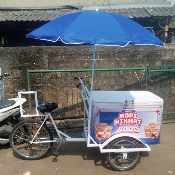Jual Sepeda es kopi dan box nya ukuran 100x60 gerobak es kopi Sepeda ...