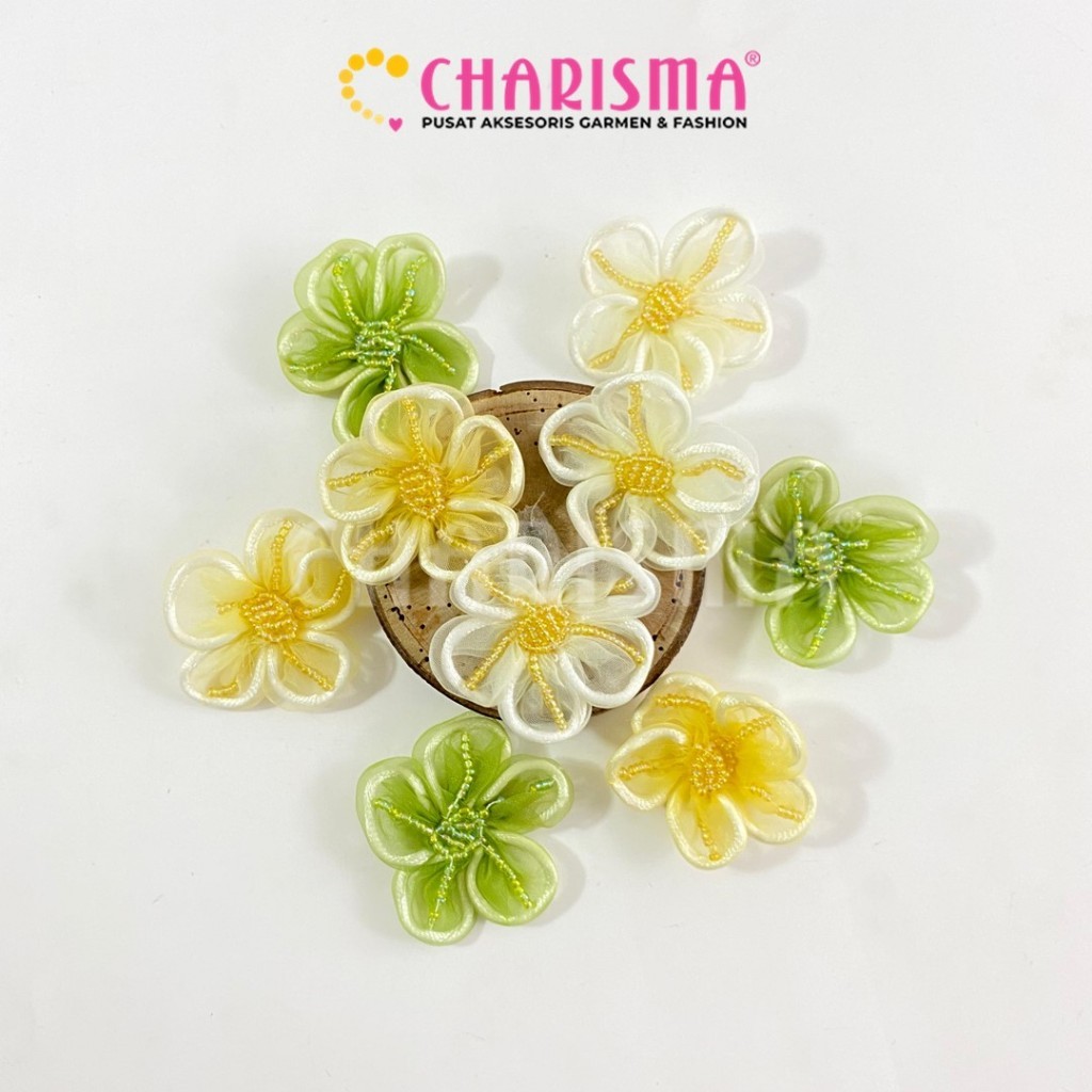 Jual Charisma Aplikasi Bunga Payet Warna (1pcs) - Bunga tabur/Aksesoris ...