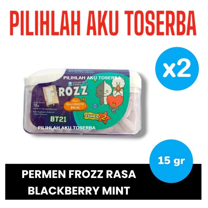 Jual FROZZ BLACKBERRY MINT Permen Mint Bebas Gula - ( HARGA 2 PCS ...